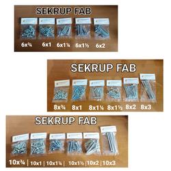 Jual Sekrup Skrup FAB / Sekrup Gypsum Harden screw (100 gram) - FAB 6x1 ...