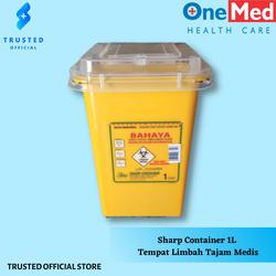 Jual [[080]] SHARP CONTAINER 1L Danger Box Tempat Sampah Limbah Jarum ...