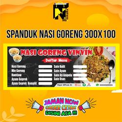 Jual BANNER / SPANDUK / BALIHO / BACKDROP NASI GORENG (NASGOR) KEREN ...