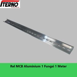 Jual Rel MCB Aluminium 2 Fungsi 1M Din Rail MCB Aluminium 1 Meter ...