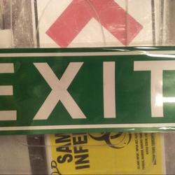 Jual STIKER EXIT 30 X 10CM RAMBU K3 KESELAMATAN KERJA SAFETY - Jakarta ...
