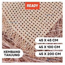 Jual Anyaman Rotan Lembaran | Webbing KembangTanjung 60 70 cm | Per ...