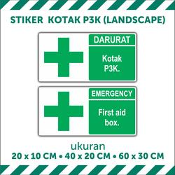 Jual Stiker Sign Kotak P3K First Aid Box Standar Arah Kanan - Kab ...