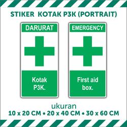 Jual Stiker Sign Kotak P3K First Aid Box Standar Arah Kanan - Kab ...