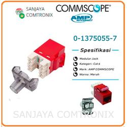 Jual AMP Commscope SL110 Series Modular Jack RJ45 Cat6 Cat.6 1375055-2 ...