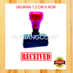 Jual Stempel Received dengan tanggal shiny S-402 Self-Inking - RECEIVED ...