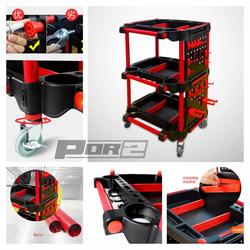 Promo ISKU Troli Bengkel 3 Susun Trolley Trolly Besi Rak Tools Meja ...