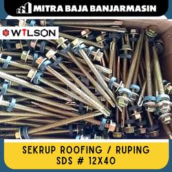Jual RUPING BAJA RINGAN SDS #12 x 50 SEKRUP BAUT ROOFING WILSON - 1 ...