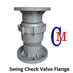 Jual Swing Check Valve PVC Model Flange 6" inch / DN 150 Flange jis 10k ...