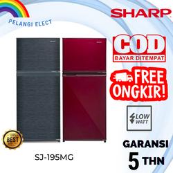 Jual Kulkas 2 Pintu SHARP SJ 195 MD SG SR 200L Low Watt Tanpa Bunga Es - Jakarta Barat - Dunia ...