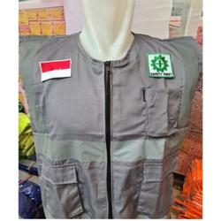 Jual ROMPI SAFETY KERJA PROYEK BAHAN DRILL + LOGO K3 DAN BENDERA ...