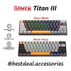 Jual Gamen Titan III / 3 RGB Mechanical Gaming Keyboard - TitanV RGB ...