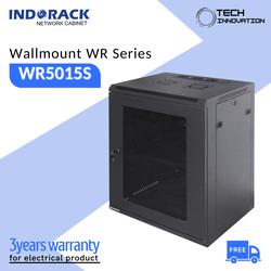 Jual INDORACK Wallmount Rack 8U Depth 500mm Rak Server Modem Wifi ...