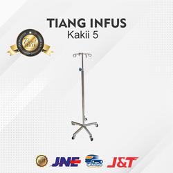Jual Tiang Infus Syringe Pump - Tiang Infus Pump Kaki 5 Full Stainles ...