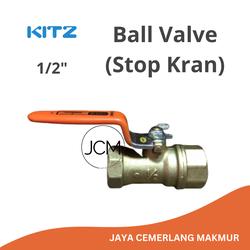 Jual Ball Valve / Stop Kran Kuningan / Brass Drat 1 1/2" inch KITZ ORIGINAL - Jakarta Barat ...