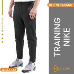 Jual Celana Training Running Olahraga Joging Gym Putih Polos Pria ...