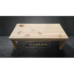 Jual MEJA LESEHAN KAYU JATI ASLI GAYA JEPANG NATURAL KAYU ELEGANT DAN ...