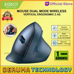 Jual Robot Guru Master 1 Mouse Wireless Vertical Ergonomic 2.4G Dual ...