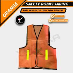 Jual Rompi Jaring Safety / Rompi Tukang Parkir / Rompi Proyek Polyester ...