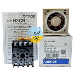 Jual Timer H3CR-A8 Omron 12-48V (ORIGINAL) + Socket / H3CRA8 + Soket 8 ...