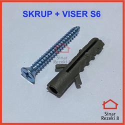 Jual Skrup Tapping 100 pcs viser S6 Sekrup Baut Housing Bor Tembok - Jakarta Pusat - Gudang ...