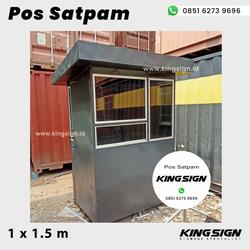 Jual Pos Satpam - Portable Pos Jaga Security - 1,5 x 1,5 m - Kota ...