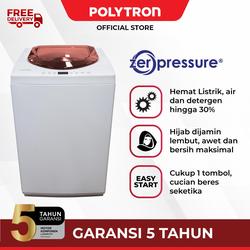 Promo POLYTRON Mesin Cuci 1 Tabung Zeromatic series Hijab 7.5 KG PAW 7527 Cicil 0% 3x - Kab ...