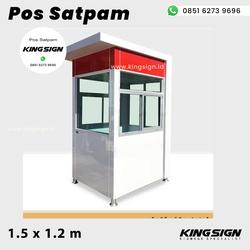 Jual Pos Satpam 3 x 1.2 meter - Portable Pos Jaga Security - Kota ...