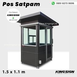 Jual Pos Satpam 3 x 1.2 meter - Portable Pos Jaga Security - Kota ...