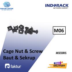 Jual CAGENUT AND SCREW M06 - MUR BAUT CLOSE RACK RAK SERVER INDORACK ...