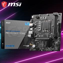 Promo MSI H610M-S PRO Intel LGA1700 H610 DDR4 Motherboard Alder Lake Cicil 0% 3x - Kota Malang ...
