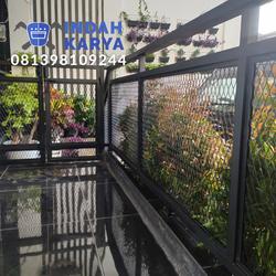 Jual Pagar railing tangga atau balkon industrial plat expanded ...