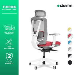 Promo Kursi Kantor Ergonomis Stramm Ramos I - Black on Black, Chair ...