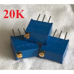 Jual POTENSIOMETER POTENSIO meter TRIMPOT multiturn resistor 20K 20000 ...