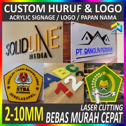 Jual Logo Huruf Angka Timbul PVC Semua Warna dan Ukuran Murah Meriah ...