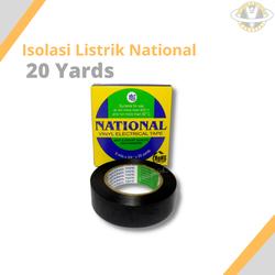 Jual NATIONAL ISOLASI LISTRIK PVC HITAM 3/4 " X 20YARD SELOTIP LISTRIK ...