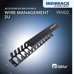 Jual WM01 - Wire Management Panel 1U - 19Inch - INDORACK - Jakarta ...