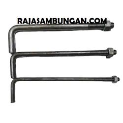 Jual Baut Angkur L 1/2 Inch x 300 mm Baut Jangkar Tiang Cor Tanam ...