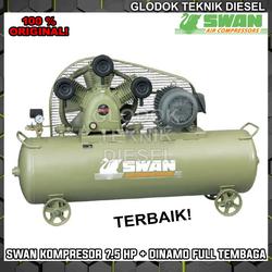 Jual SWAN AIR COMPRESSOR 3 HP S SERIES SVP-203 KOMPRESOR ANGIN ORIGINAL ...