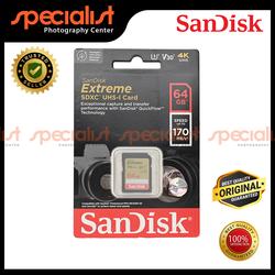 Promo SanDisk Extreme SDXC Card 64GB 170MB/s UHS-I U3 V30 4K UHD - Jakarta Pusat - SanDisk ...
