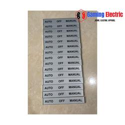 Jual name plate panel / Name Tag Stainless Ukuran 10 x 7,5 cm - Kab ...