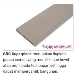 Jual SUPER PLANK GRC / LISPLANK POLOS 10CM / LIS PLANG GRC / SUPERPLANL ...
