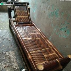 Jual kursi bambu hitam/Wulung, kursi malas, kursi santai, kursi outdoor ...