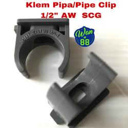 Jual Klem Pipa 1/2” inch SCG/Pipe Clip 1/2 in Pvc/Bracket Pipa/Pipe ...