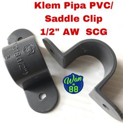 Jual Klem Pipa 1/2” inch SCG/Pipe Clip 1/2 in Pvc/Bracket Pipa/Pipe ...