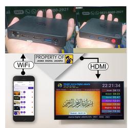 Jual Jasma Digital SE - Jam masjid waktu sholat pakai TV - Jasma 5 -JWS ...