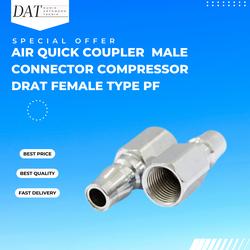 Jual PF AIR QUICK COUPLER MALE CONNECTOR COMPRESSOR DRAT FEMALE TYPE PF ...