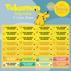 Jual Sticker Label Nama Anak POKEMON - Jakarta Barat - Cutie Trixie ...