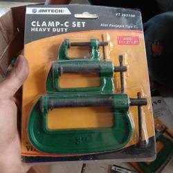 Jual C / G CLAMP KLEM PENJEPIT BESI KAYU MEJA STAINLESS ANTI KARAT ...
