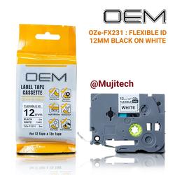 Jual OEM OZE LABEL TAPE FLEXIBLE LAMINATED 9mm x 8m untuk BROTHER ...